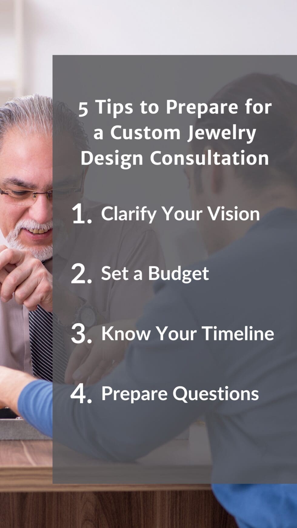 5 Tips to Prepare for a Custom Jewelry Design Consultation