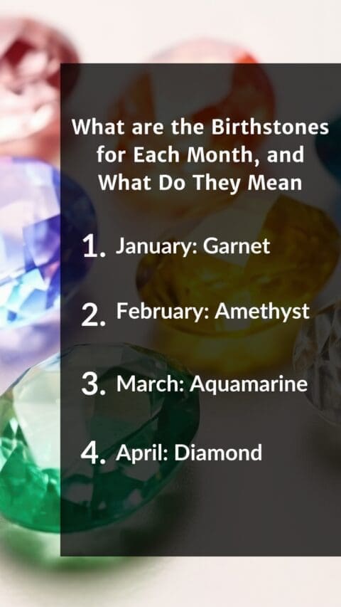 What are the Birthstones for Each Month, and What Do They Mean?